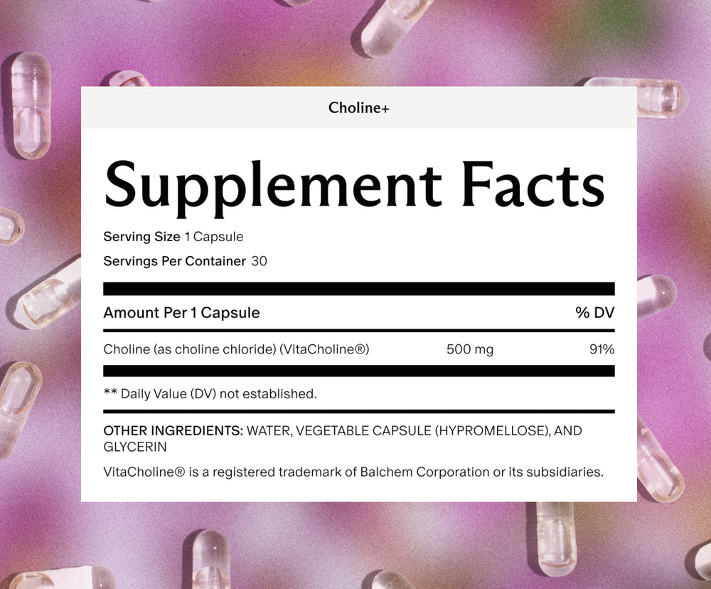 Prenatal Choline Supplement – 500mg | Vegan | Needed.